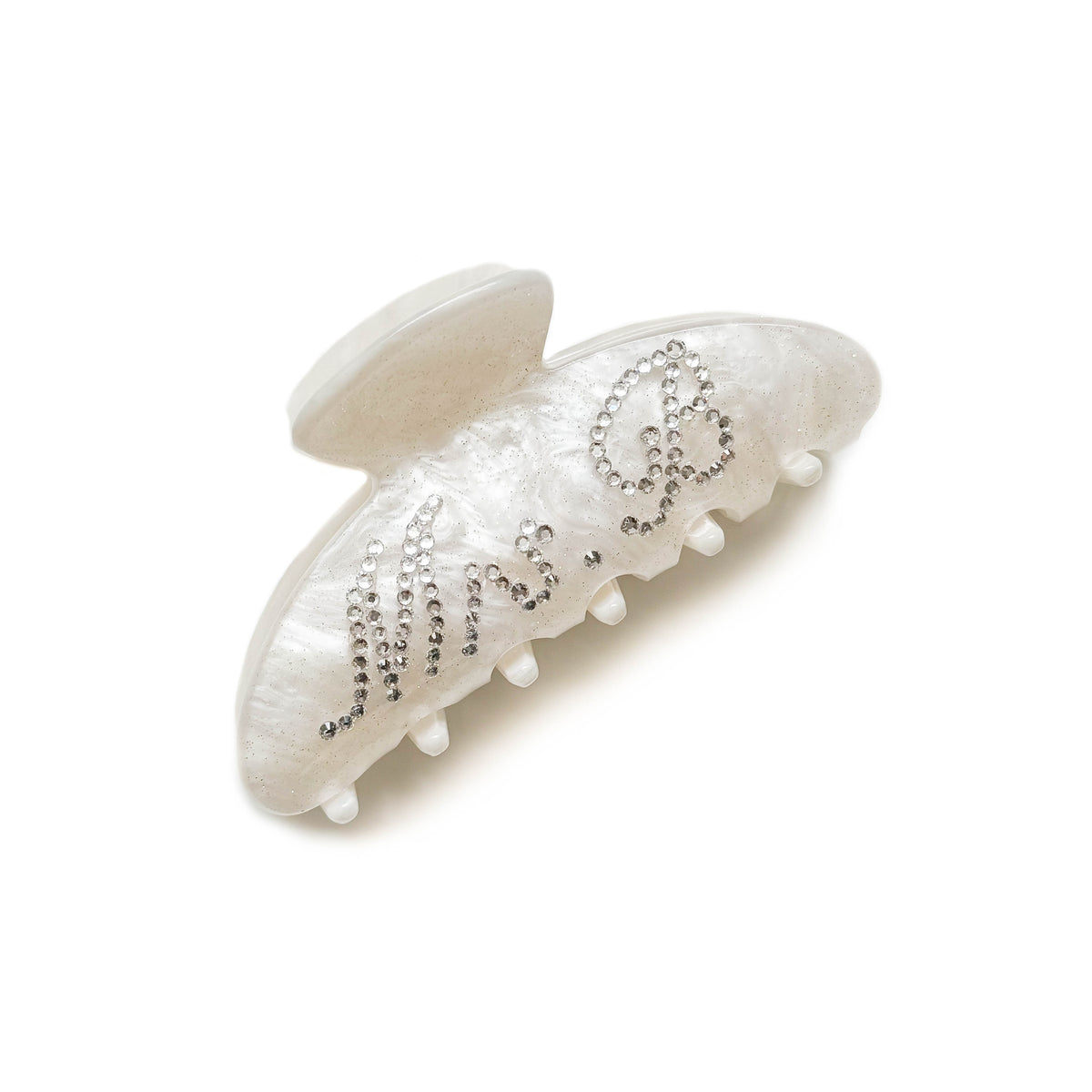 Custom Hair Claw Clip - Cream – GLITZ N PIECES